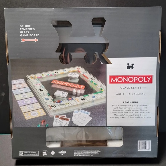 Monopoly | Games | Monopoly Glass Edition Deluxe Board Game Tempered ...